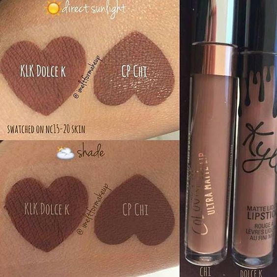 Dolce K and Colour Pop Chi Dupe Swatches » All In The Blush