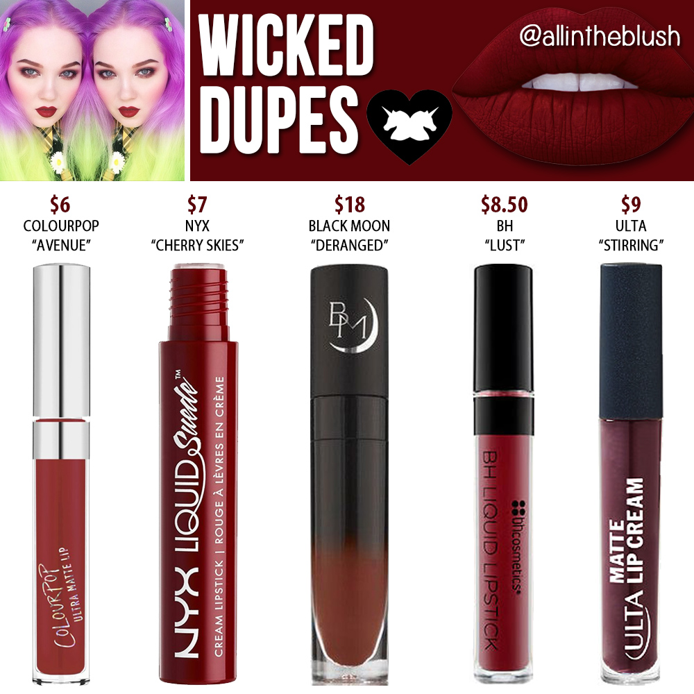Lime Crime Wicked Velvetine Dupes - All In The Blush