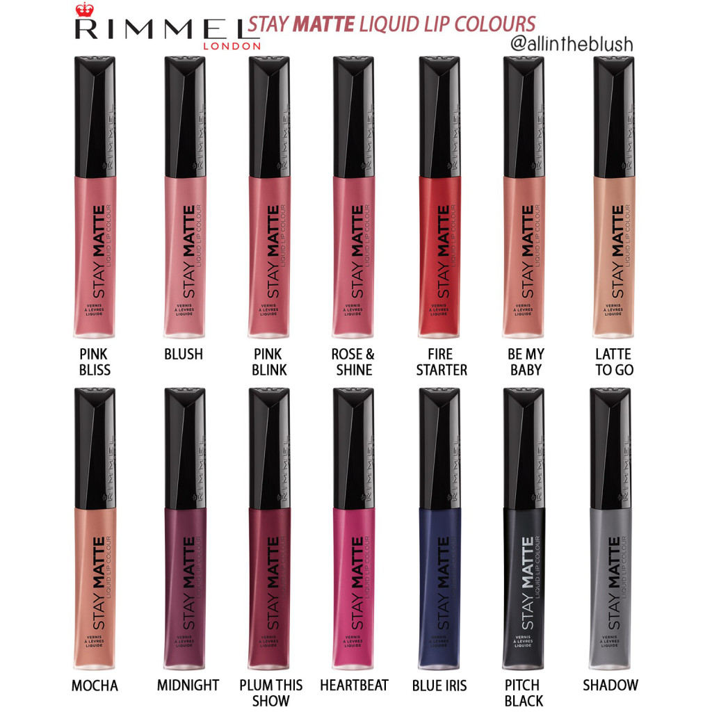 Review: Rimmel London Stay Matte Liquid Lip Colour » All In The Blush