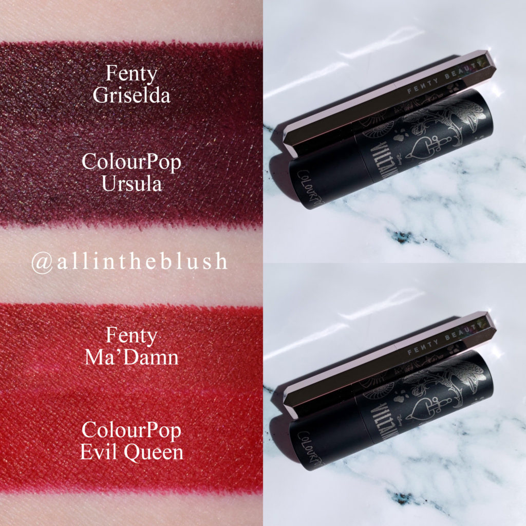 Fenty Beauty Ma’Damn Mattemoiselle Plush Matte Lipstick Dupes » All In ...