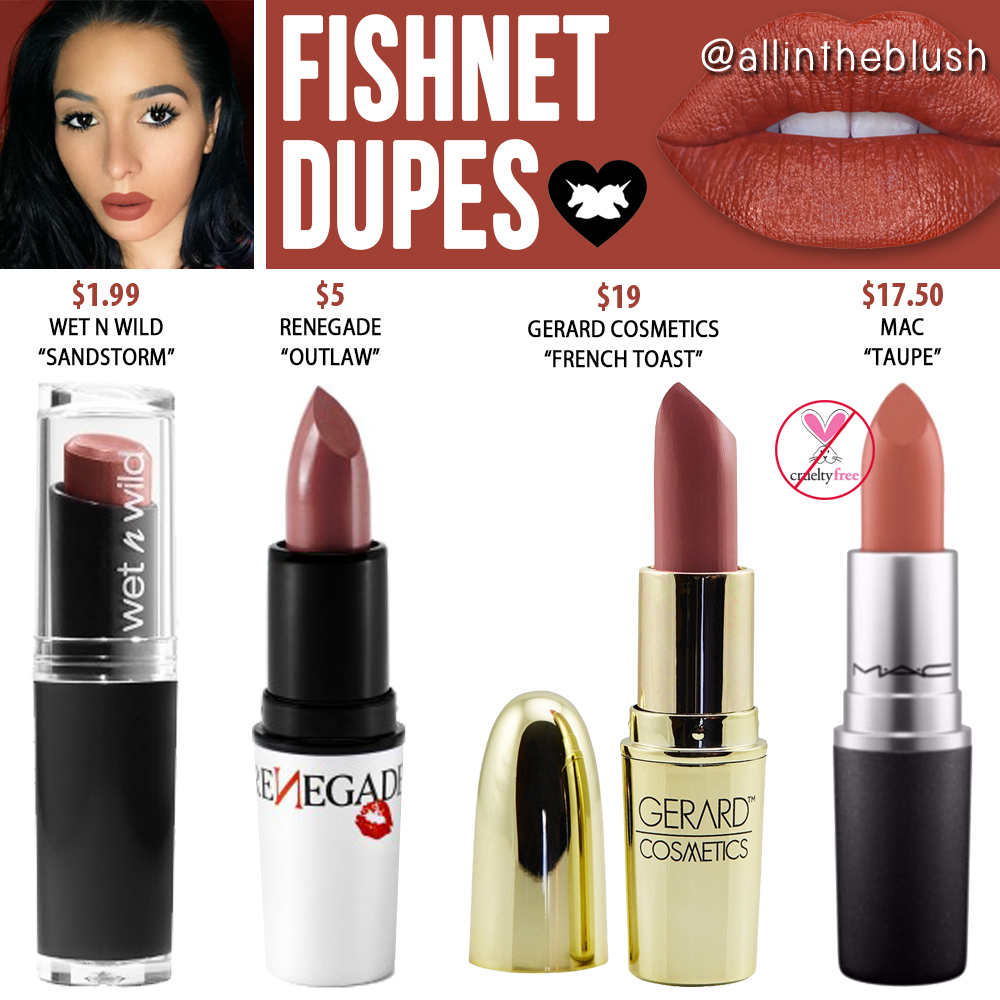 Fishnet Unicorn Lipstick Dupes » All In The Blush