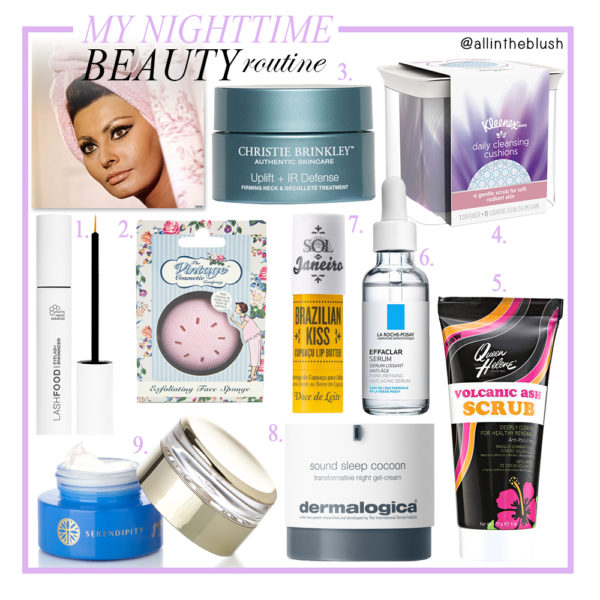 My Nighttime Beauty Routine - All In The Blush