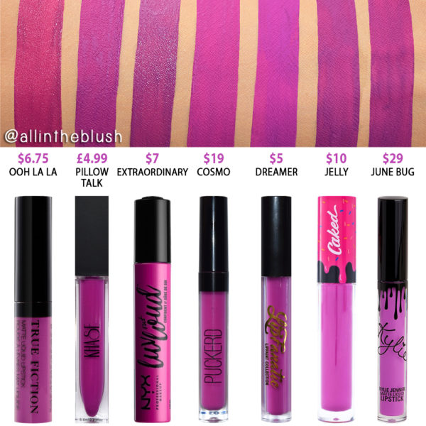 Kat Von D K-Dub Everlasting Liquid Lipstick Dupes » All In The Blush
