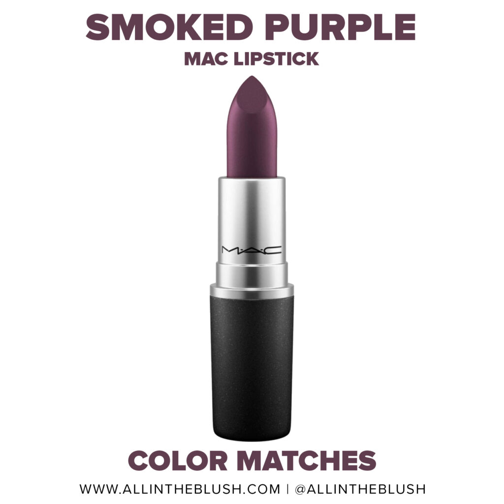 MAC Smoked Purple Lipstick Dupes » All In The Blush