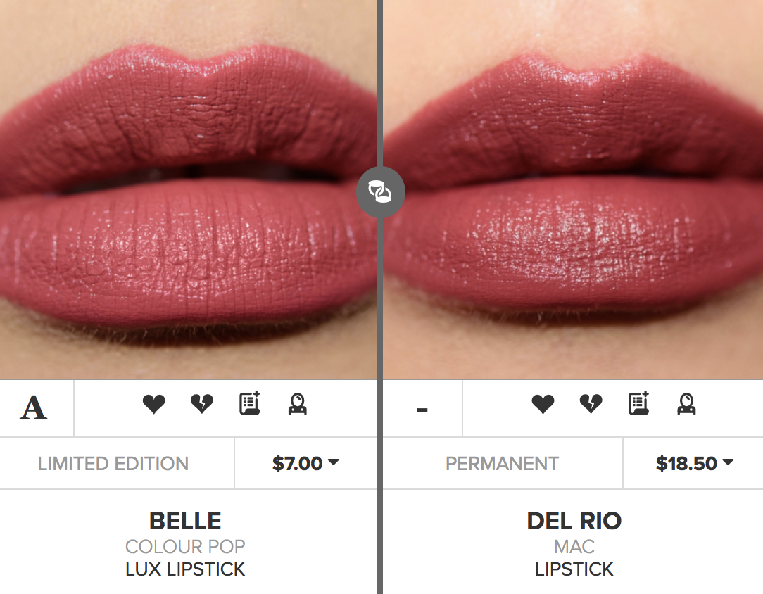 Colourpop Belle Crème Lux Lipstick Dupes - All In The Blush