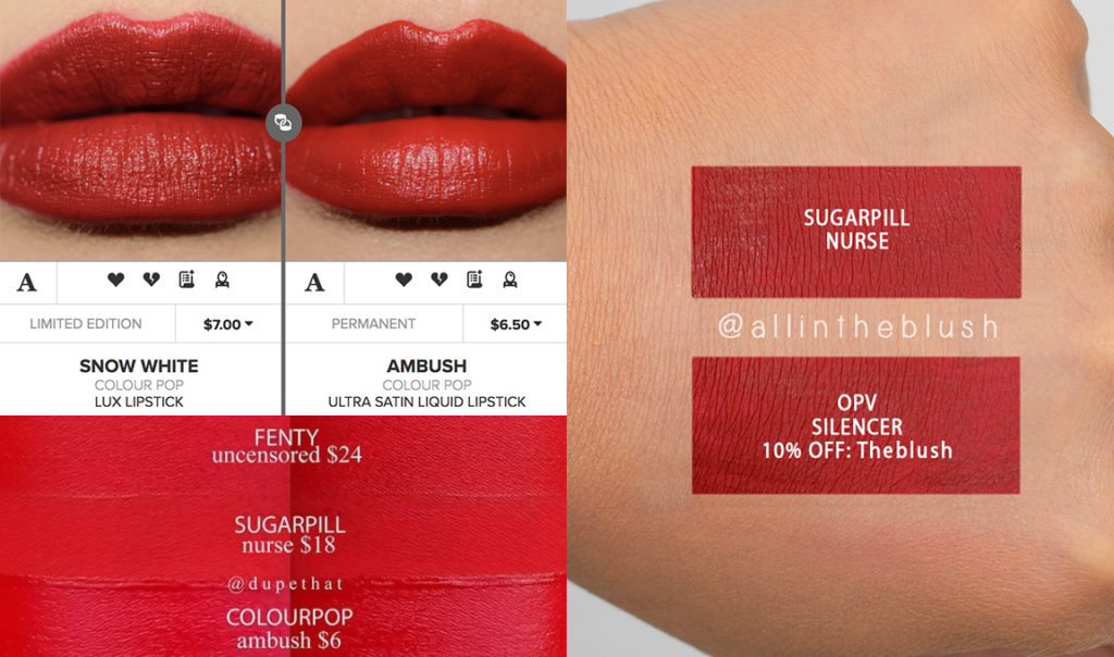 Colourpop Snow White Crème Lux Lipstick Dupes » All In The Blush