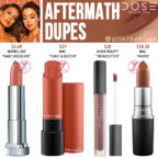 Dose of Colors Aftermath Semi Matte Lipstick Dupes » All In The Blush