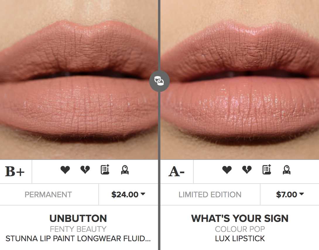 Fenty Beauty Unbutton Stunna Lip Paint Dupes » All In The Blush