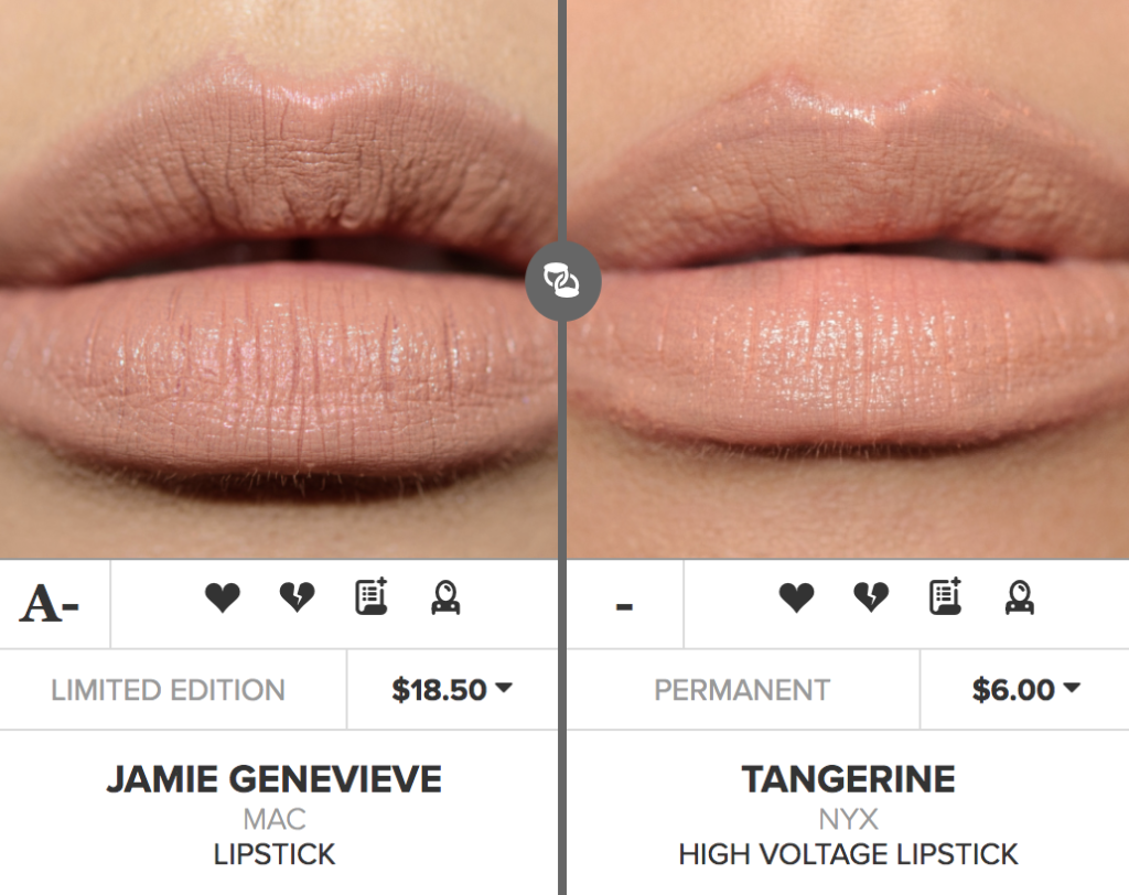 nyx tangerine & mac jamie genevieve » All In The Blush