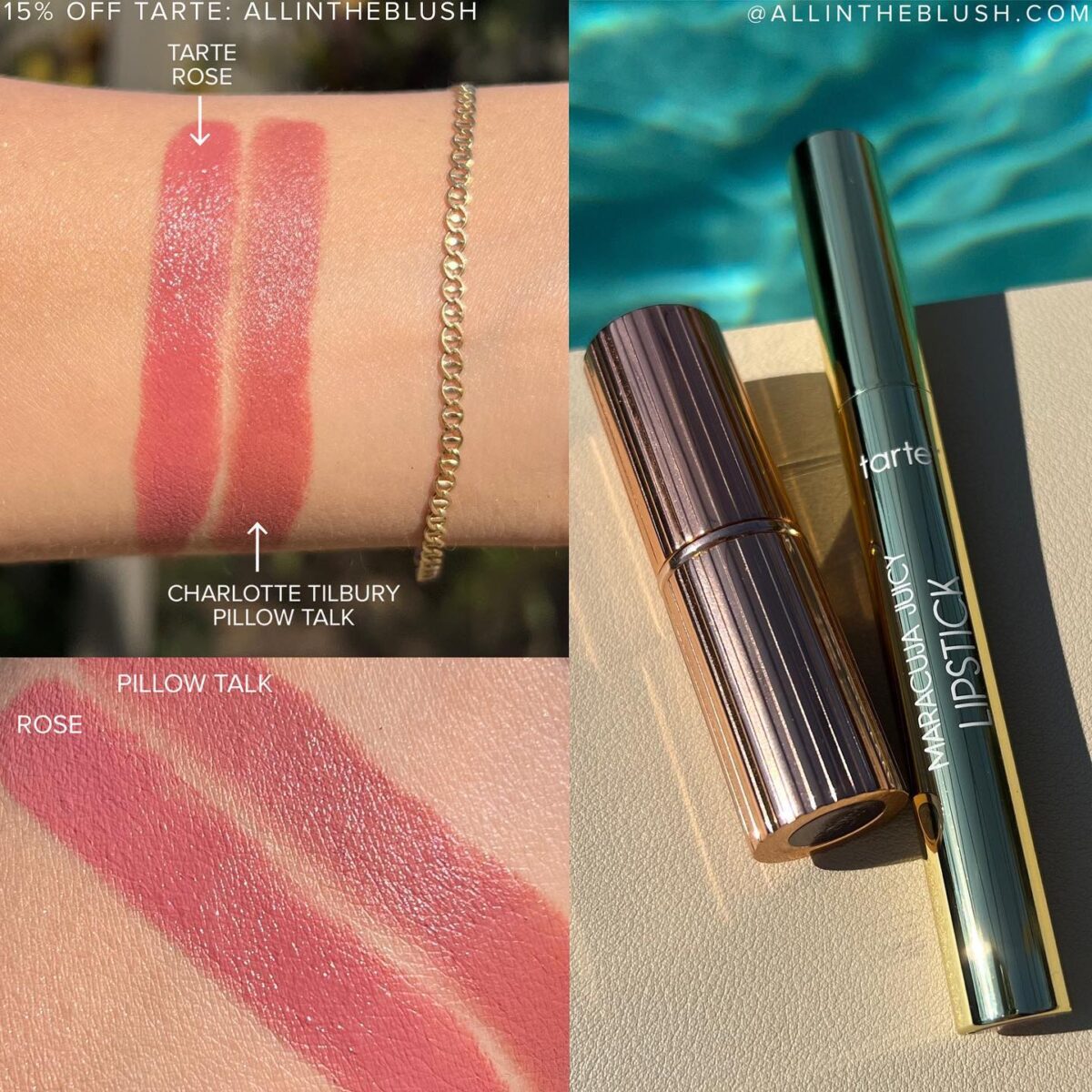 Charlotte Tilbury Pillow Talk Lipstick Dupes » All In The Blush