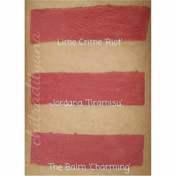 Lime Crime Riot Velvetine Liquid Lipstick Dupes » All In The Blush