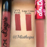 Lime Crime Riot Velvetine Liquid Lipstick Dupes » All In The Blush