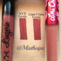 Lime Crime Riot Velvetine Liquid Lipstick Dupes » All In The Blush