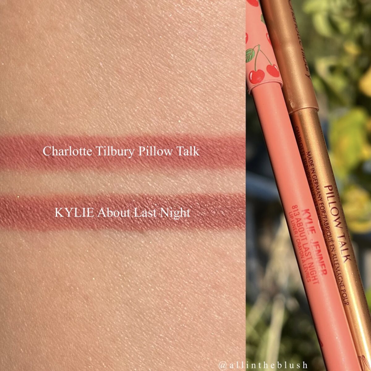 Charlotte Tilbury Pillow Talk Lip Cheat Lip Liner Dupes » All In The Blush