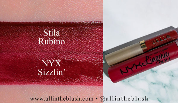Stila Rubino Stay All Day Liquid Lipstick Dupes » All In The Blush