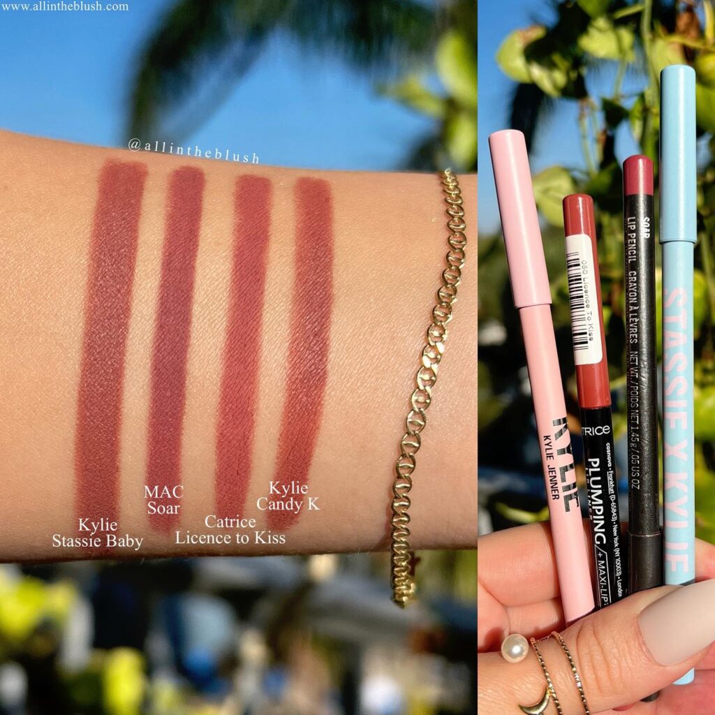 Kylie Cosmetics Candy K Lip Liner Shade Matches » All In The Blush