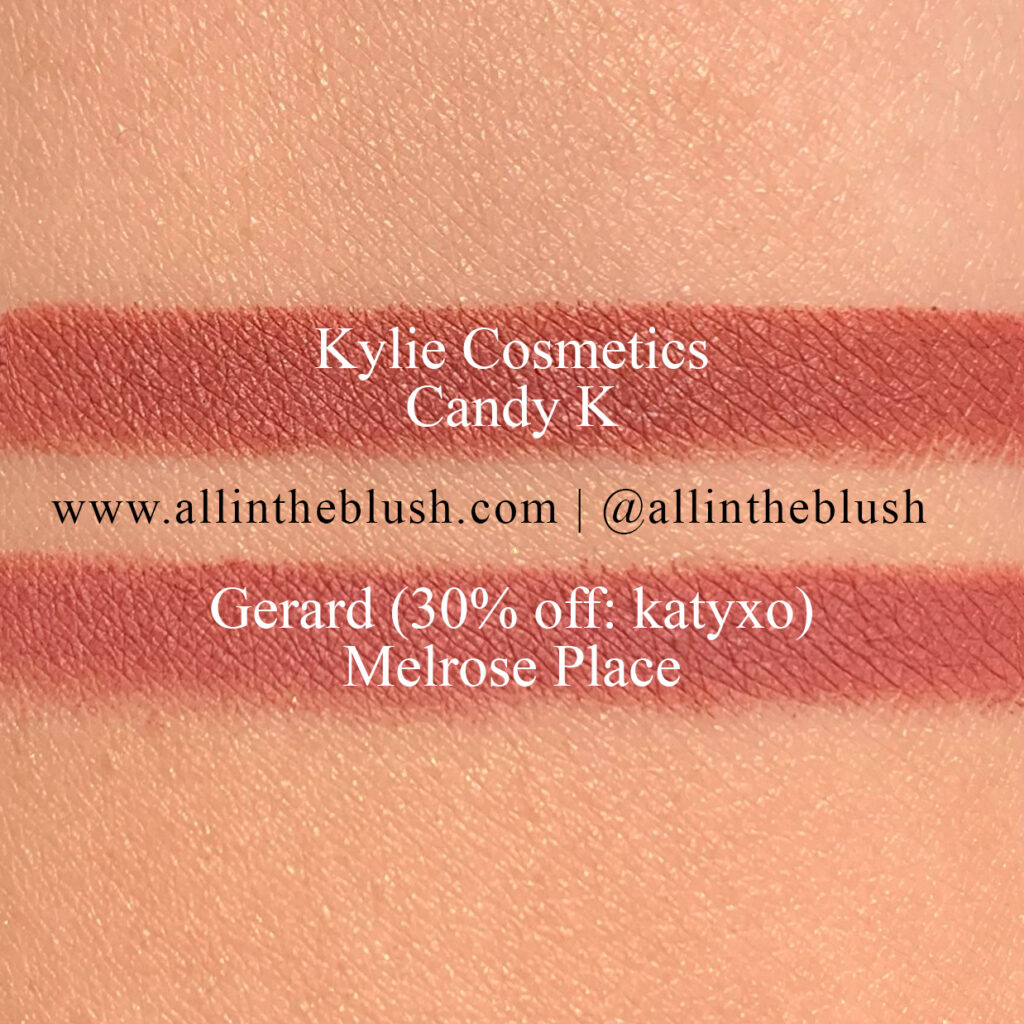 Kylie Cosmetics Candy K Lip Liner Shade Matches » All In The Blush