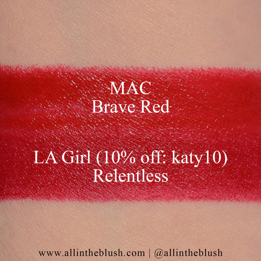 $5 LA Girl Dupes for MAC Lipsticks » All In The Blush