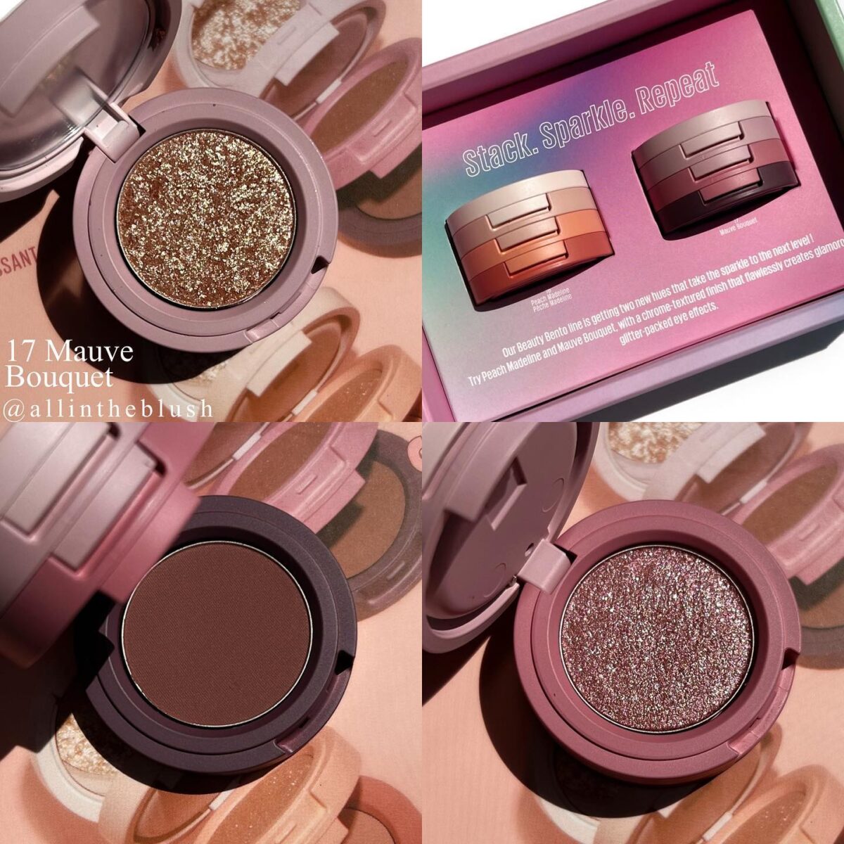 New from Kaja Beauty: Beauty Bento Bouncy Eyeshadow Trio » All In The Blush