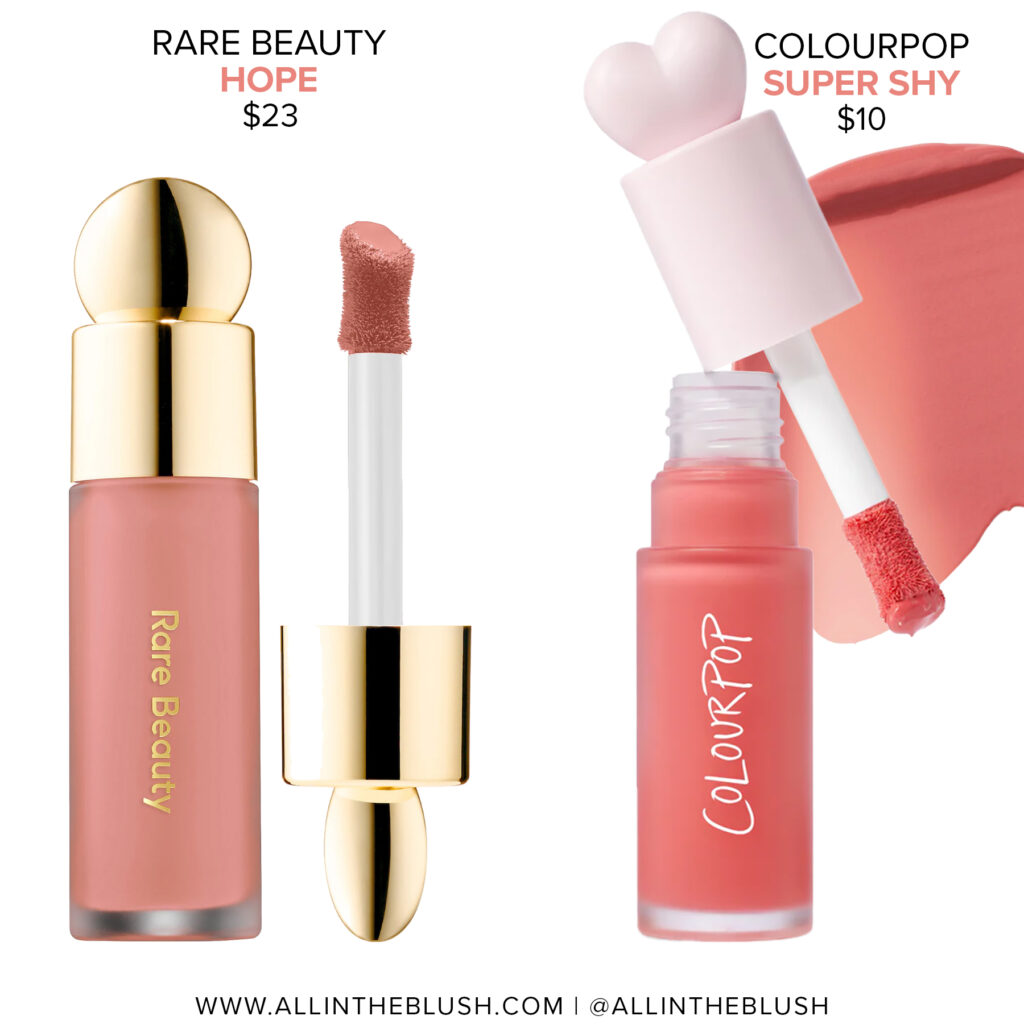 Rare Beauty Hope Soft Pinch Liquid Blush Dupes » All In The Blush