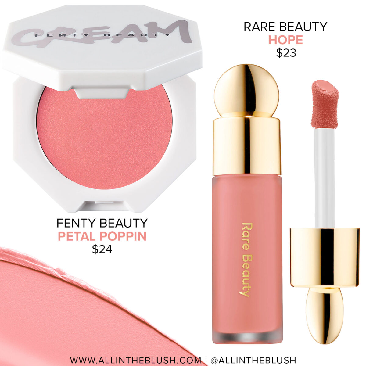 Fenty Beauty Petal Poppin’ Cheeks Out Freestyle Cream Blush Dupes » All ...