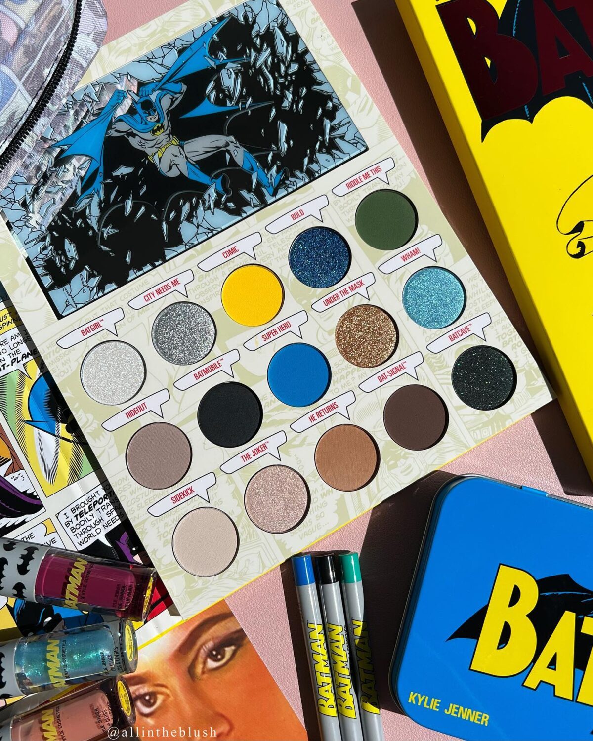 The Kylie Cosmetics x Batman Collection Review » All In The Blush