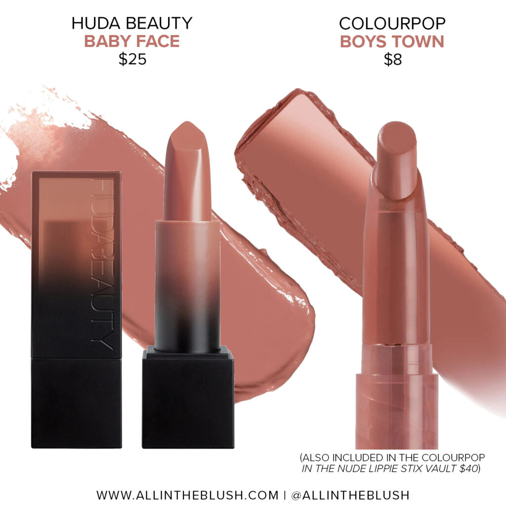 Huda Beauty Baby Face Power Bullet Cream Glow Hydrating Lipstick Color ...