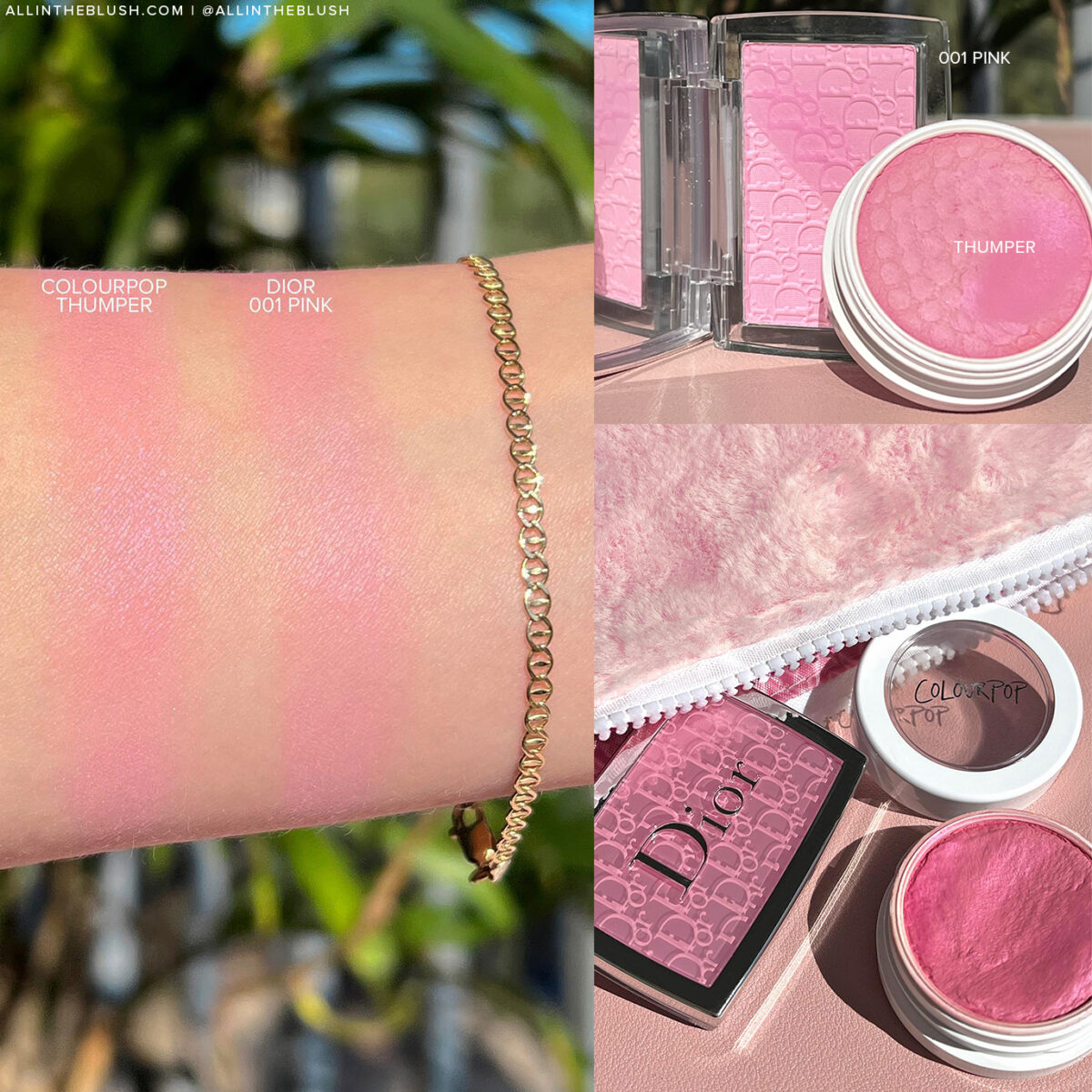 Dior 001 Pink Backstage Rosy Glow Blush Dupes » All In The Blush