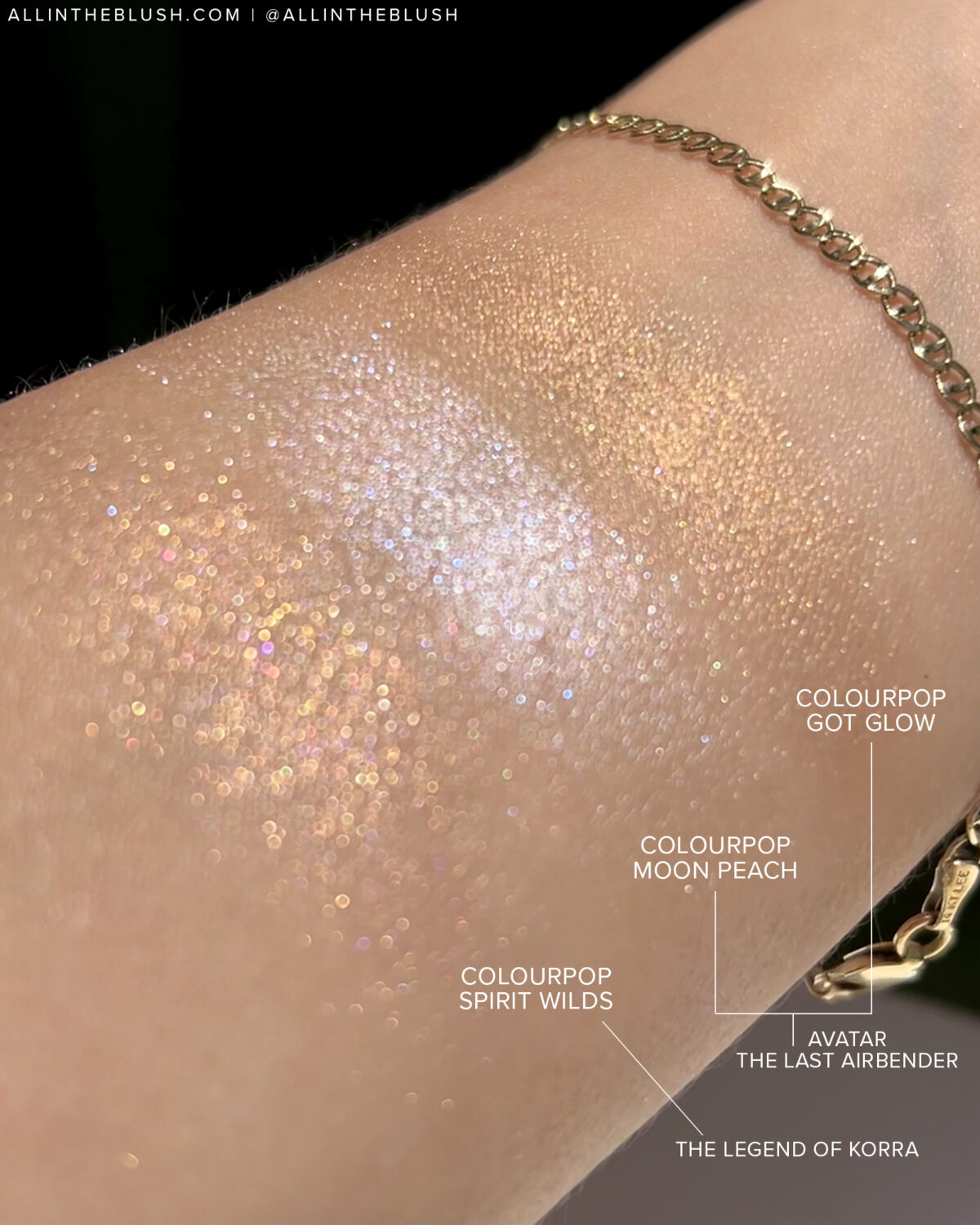 ColourPop x Avatar The Last Airbender Collection Review & Swatches ...