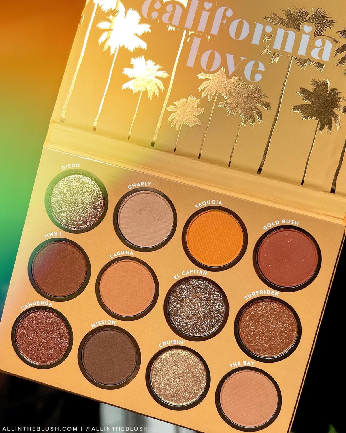 ColourPop California Love Eyeshadow Palette Review » All In The Blush