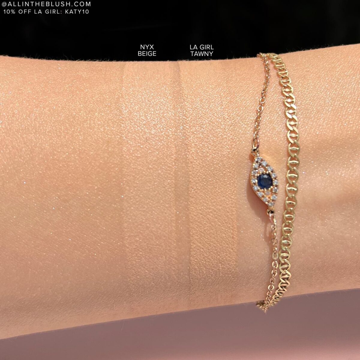 LA Girl HD Pro.Conceal Tawny & NYX Bare With Me Concealer Serum Color ...