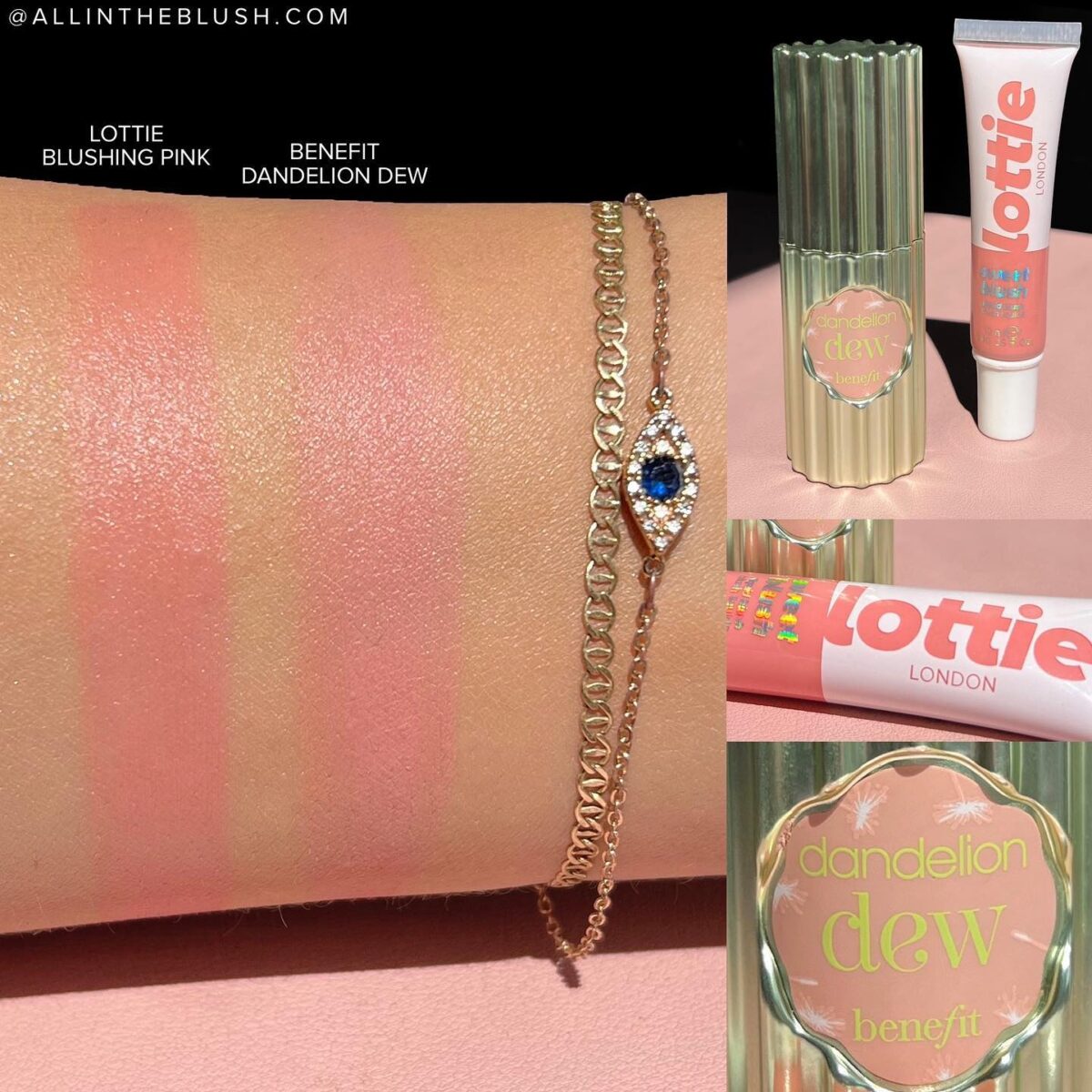 Benefit Dandelion Dew Baby-Pink Liquid Blush Dupes Color Matches » All ...