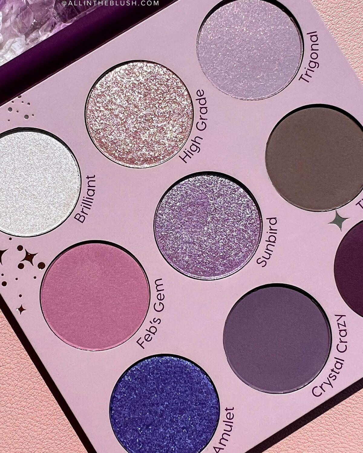 Reviewing ColourPop’s All Amethyst Shadow Palette » All In The Blush