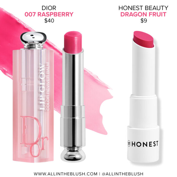 Dior Raspberry Addict Lip Glow Lip Balm Dupes » All In The Blush