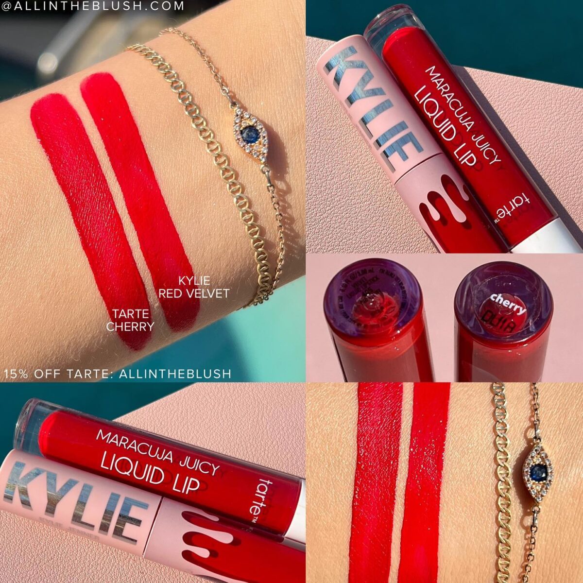 Kylie Cosmetics Red Velvet Reformulated Velvet Liquid Lipstick Color ...