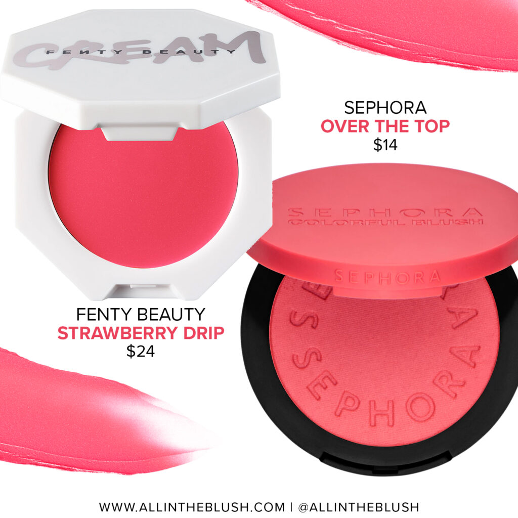 Fenty Beauty Strawberry Drip Cheeks Out Freestyle Cream Blush Dupes ...