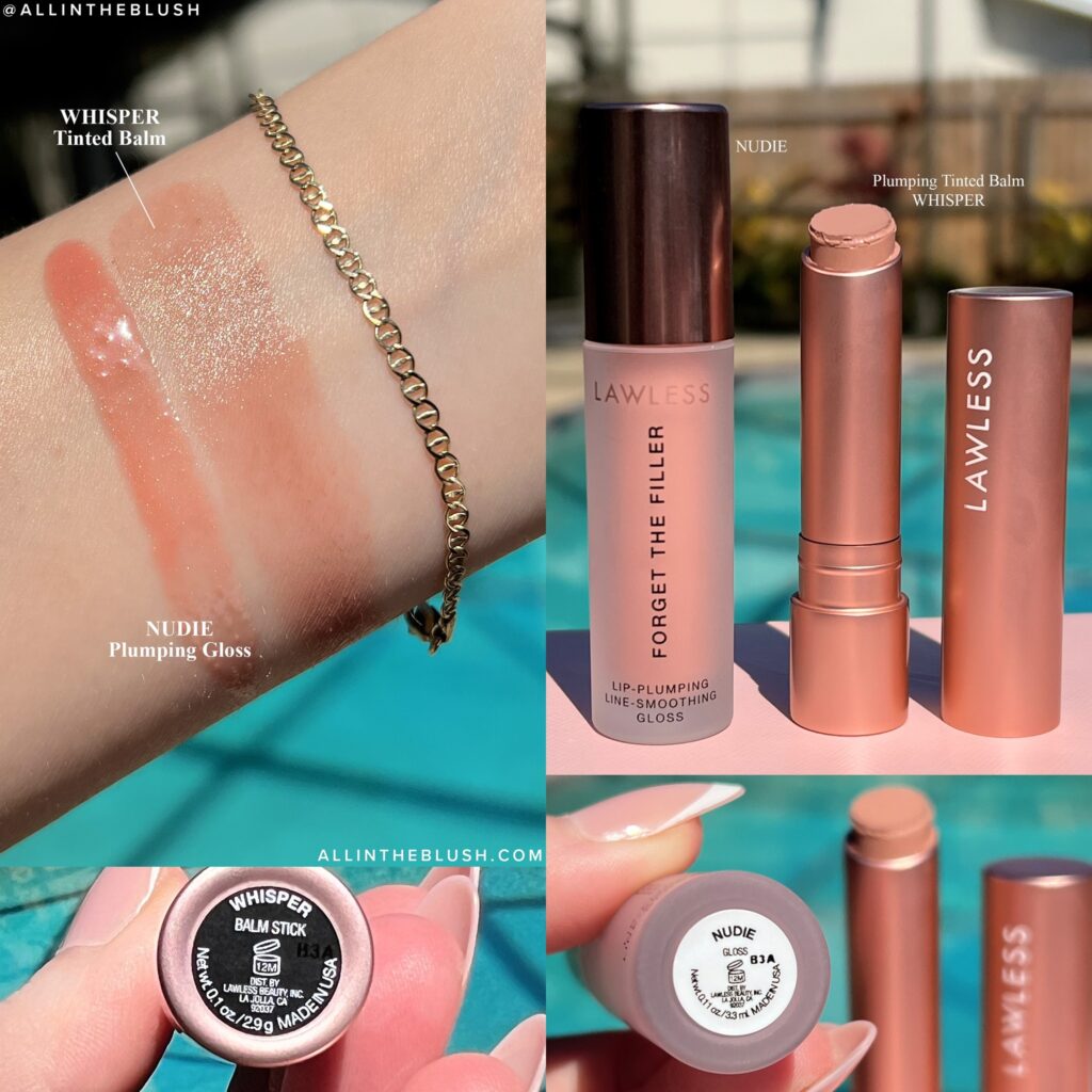 Swatching the Lawless Forget the Filler Lip Plumping Gloss & Tinted ...