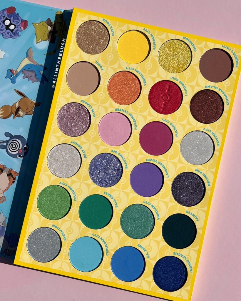Pokemon x ColourPop Pallet Town Eyeshadow Palette » All In The Blush