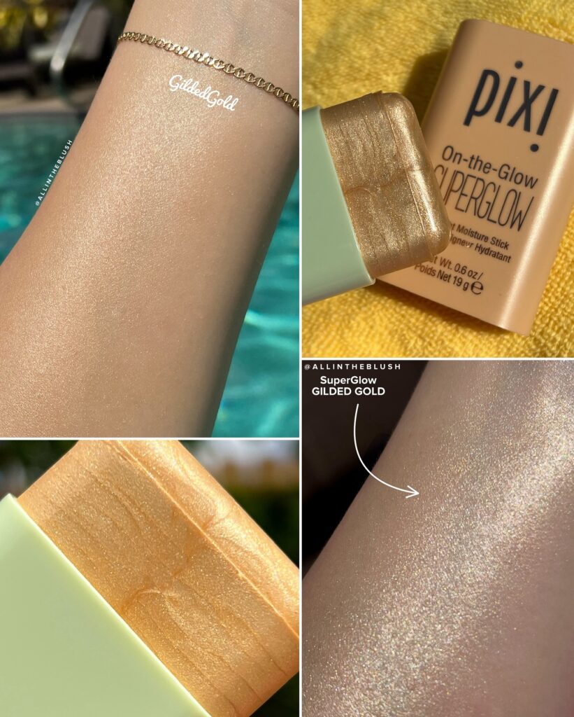 Swatching Pixi Beauty’s GILDEDGLOW SuperGlow Moisture Stick » All In ...