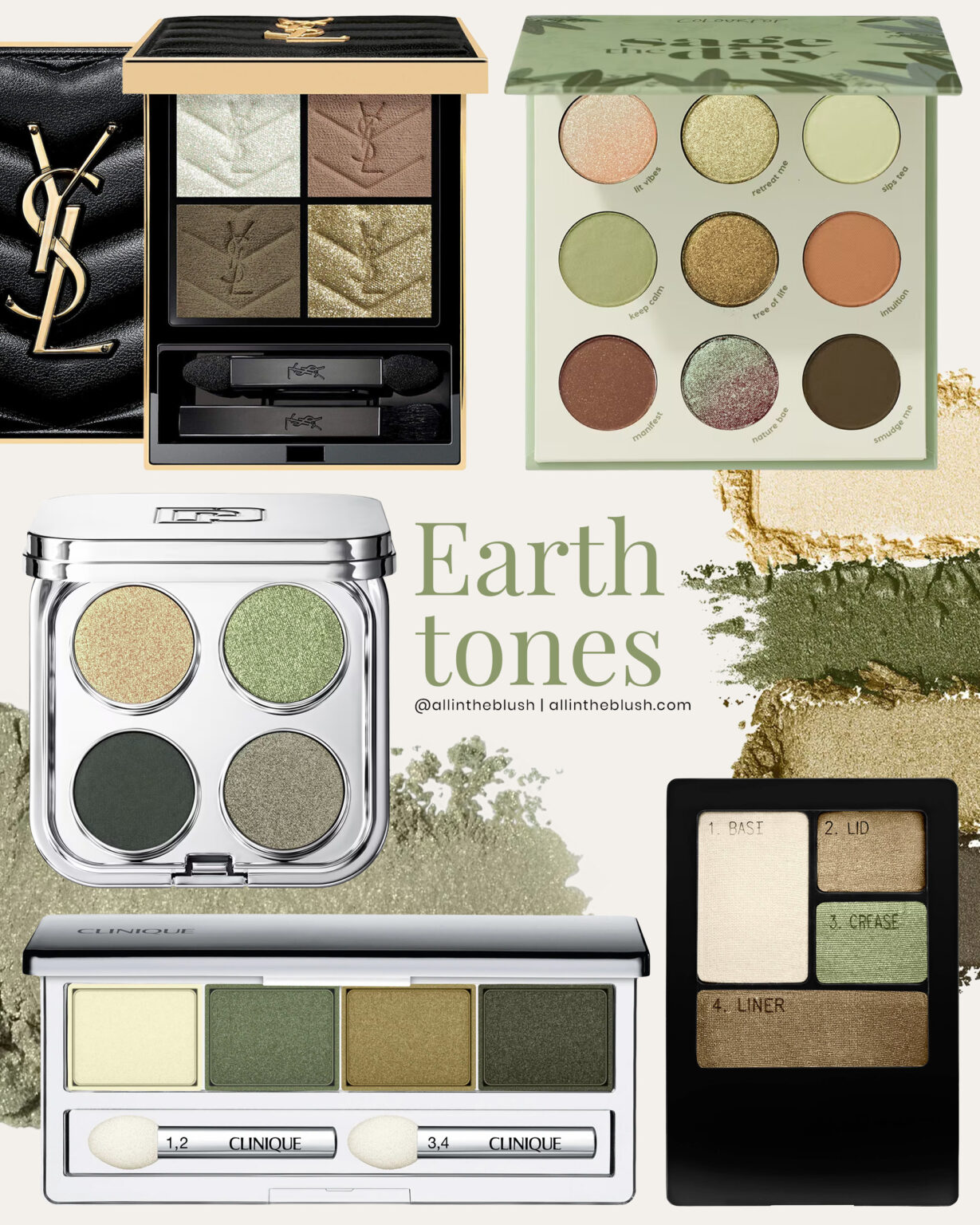 Earth Tone Eyeshadow Palette Roundup » All In The Blush